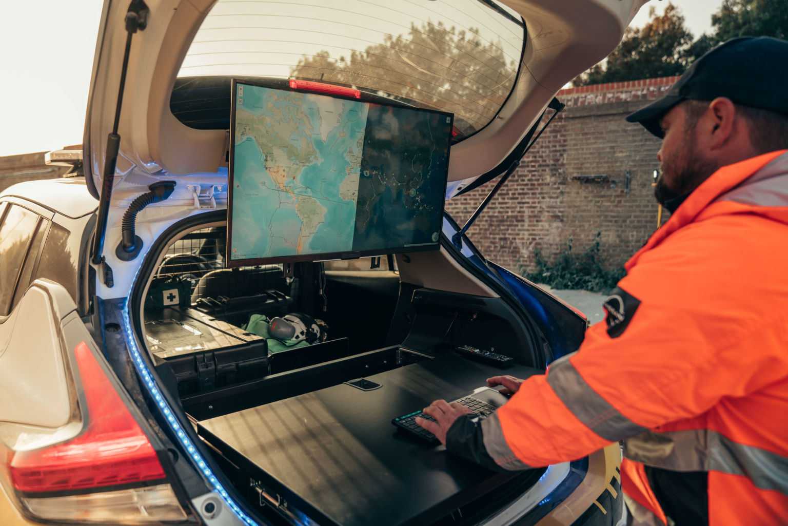 Emergency response concept EV powered by CHAdeMO’s bi-directional (V2X ...